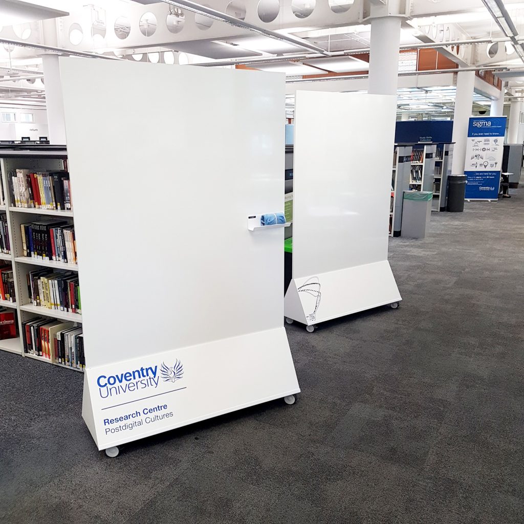 Branded ThinkingWall Freestander Whiteboards | Logovisual Ltd