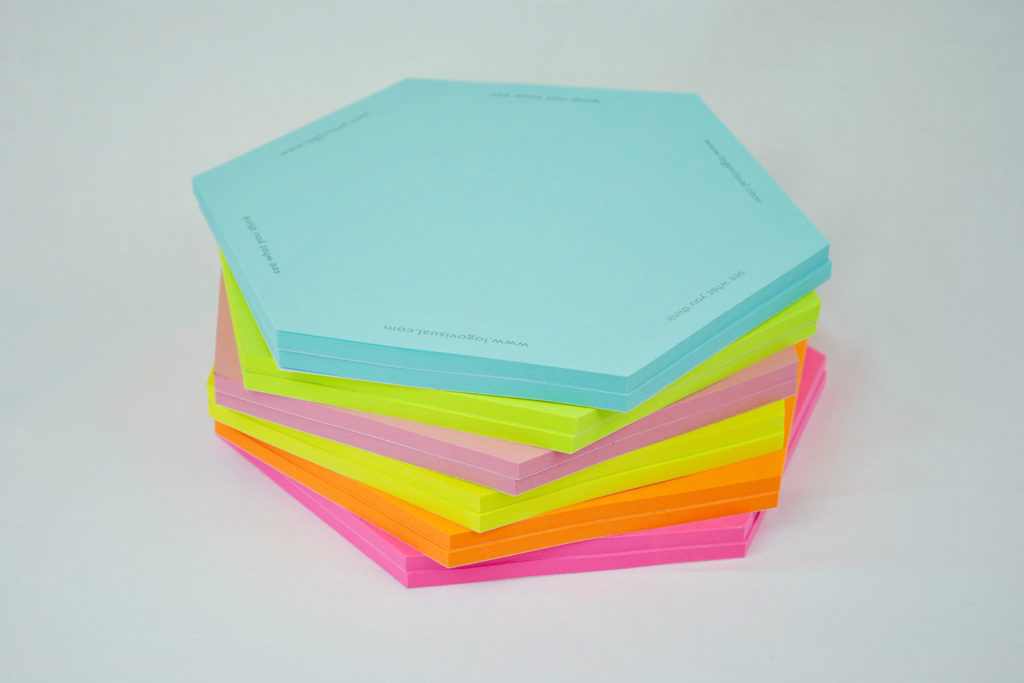 Hexagon Sticky Notes - Logovisual Ltd