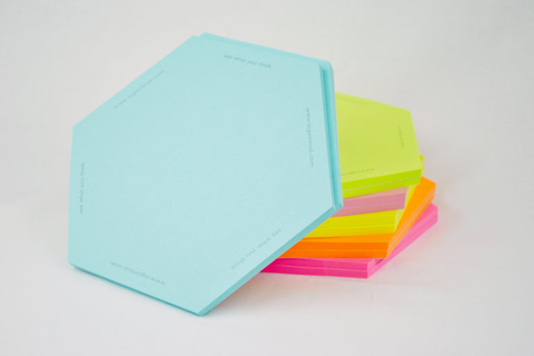 Hexagon Sticky Notes - Logovisual Ltd