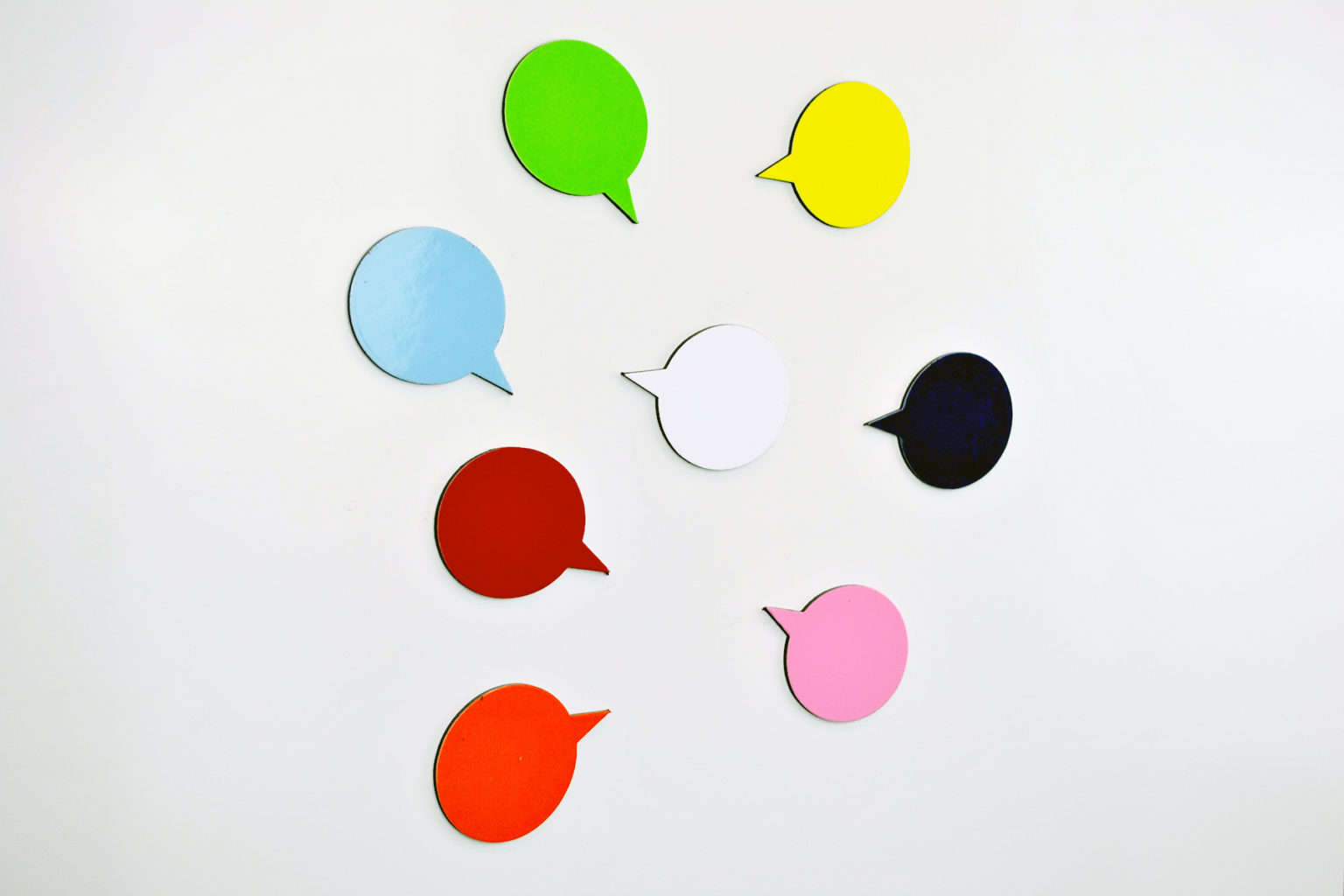 Speech Bubble Magnets - Logovisual Ltd