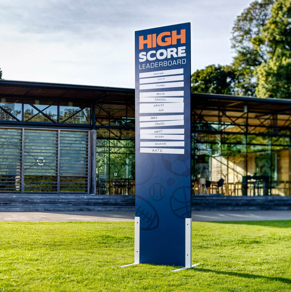 Custom Printed Magnetic Leaderboards - Logovisual Ltd