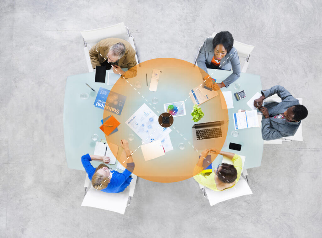 Innex Cube AI 360° 4K Conference Camera - Logovisual Ltd