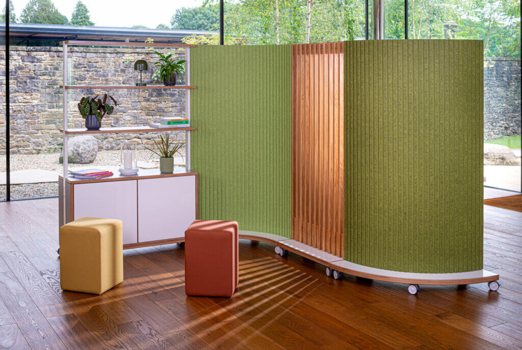 ThinkingWall Mobile Slatted Screen added to freestanding wall range ...